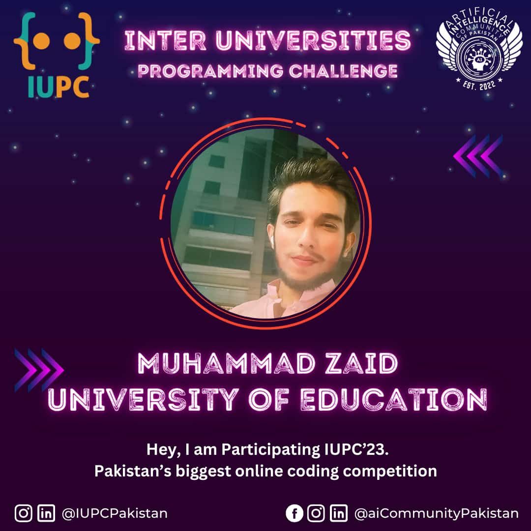 Zaid Iqbal on LinkedIn: #codingcompetition #ambassador #discountcode # ... Zaid Iqbal on LinkedIn: #codingcompetition #ambassador #discountcode # ...