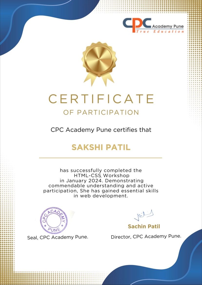Sakshi Patil on LinkedIn: #cpc Sakshi Patil on LinkedIn: #cpc