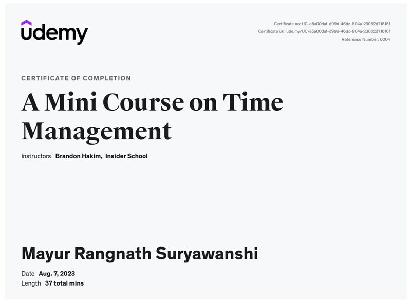 Mayur R Surywanshi on LinkedIn: #timemanagement #professionalgrowth # ... Mayur R Surywanshi on LinkedIn: #timemanagement #professionalgrowth # ...