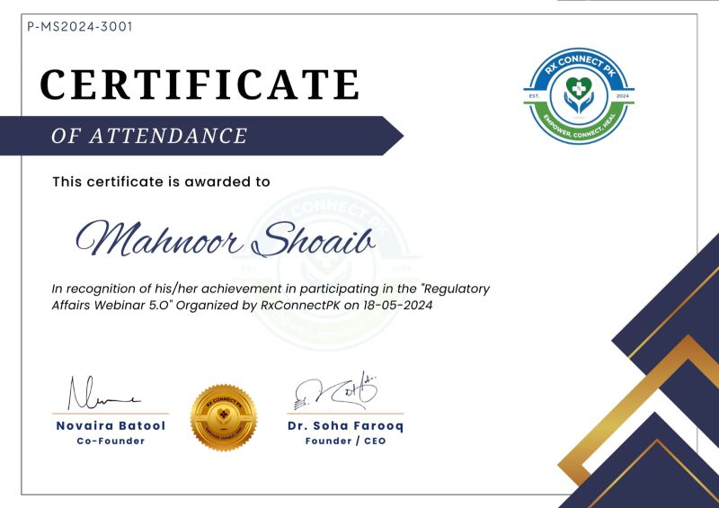 Mahnoor Shoaib on LinkedIn: #regulatoryaffairs #compliance # ... Mahnoor Shoaib on LinkedIn: #regulatoryaffairs #compliance # ...