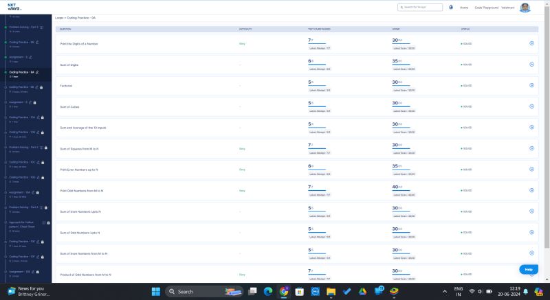 Vaishnavi Saudagar on LinkedIn: #codingpractice #loops #nxtwave #ccbp # ... Vaishnavi Saudagar on LinkedIn: #codingpractice #loops #nxtwave #ccbp # ...