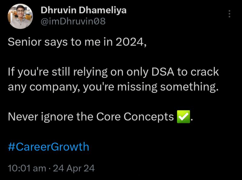 Dhruvin Dhameliya on LinkedIn: #softwareengineering #programming #dsa # ... Dhruvin Dhameliya on LinkedIn: #softwareengineering #programming #dsa # ...
