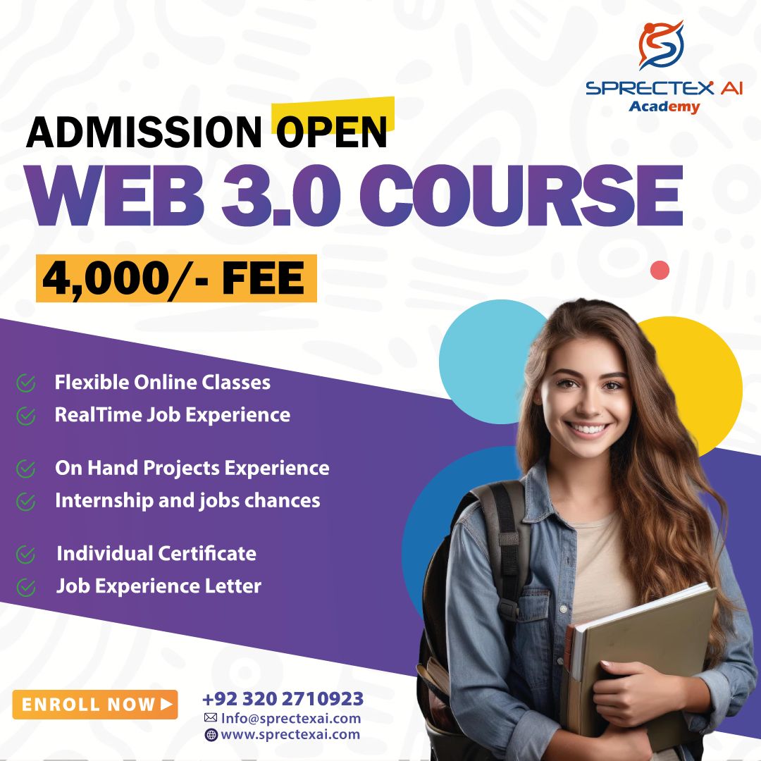 SPRECTEX AI ACADEMY on LinkedIn: #web3 #futurelearning # ... SPRECTEX AI ACADEMY on LinkedIn: #web3 #futurelearning # ...