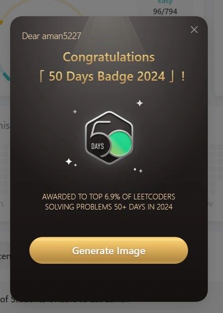 Aman Kumar Upadhyay on LinkedIn: #leetcode #50days Aman Kumar Upadhyay on LinkedIn: #leetcode #50days