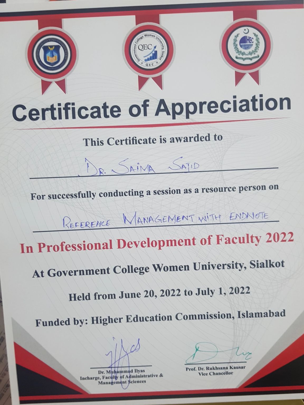 Dr.Saima Sajid (phd economics) posted on LinkedIn Dr.Saima Sajid (phd economics) posted on LinkedIn