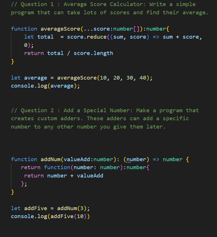 Qamar Zafar on LinkedIn: Day 20 of 100: TypeScript Challenge Question ... Qamar Zafar on LinkedIn: Day 20 of 100: TypeScript Challenge Question ...