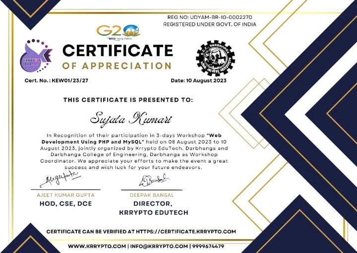 Sujata Mahto on LinkedIn: #html #css #bootstrap #php #mysql Sujata Mahto on LinkedIn: #html #css #bootstrap #php #mysql