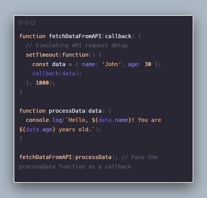 Usama Kashif on LinkedIn: #javascript #callbackprogramming # ... Usama Kashif on LinkedIn: #javascript #callbackprogramming # ...