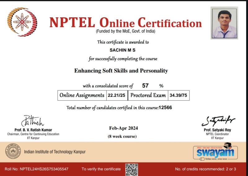Sachin M S on LinkedIn: #connections #nptel #electronics # ... Sachin M S on LinkedIn: #connections #nptel #electronics # ...