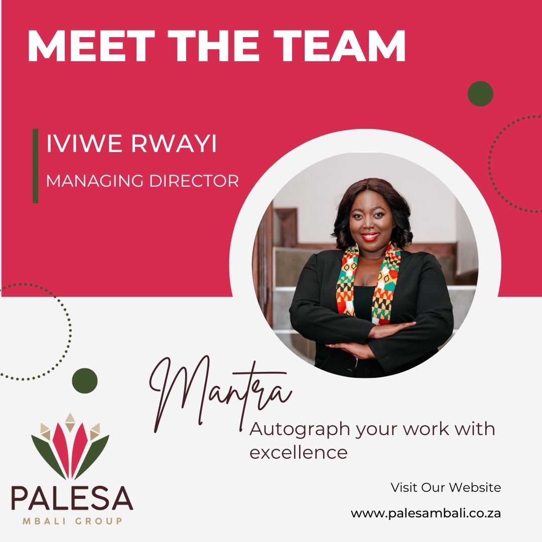 Palesa Mbali Group on LinkedIn: #meettheteam Palesa Mbali Group on LinkedIn: #meettheteam