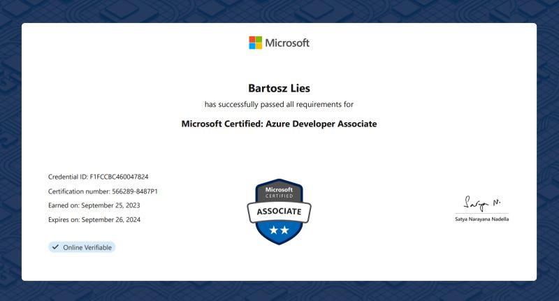Bartosz Lies on LinkedIn: #azure #data #cloudskillschallenge Bartosz Lies on LinkedIn: #azure #data #cloudskillschallenge