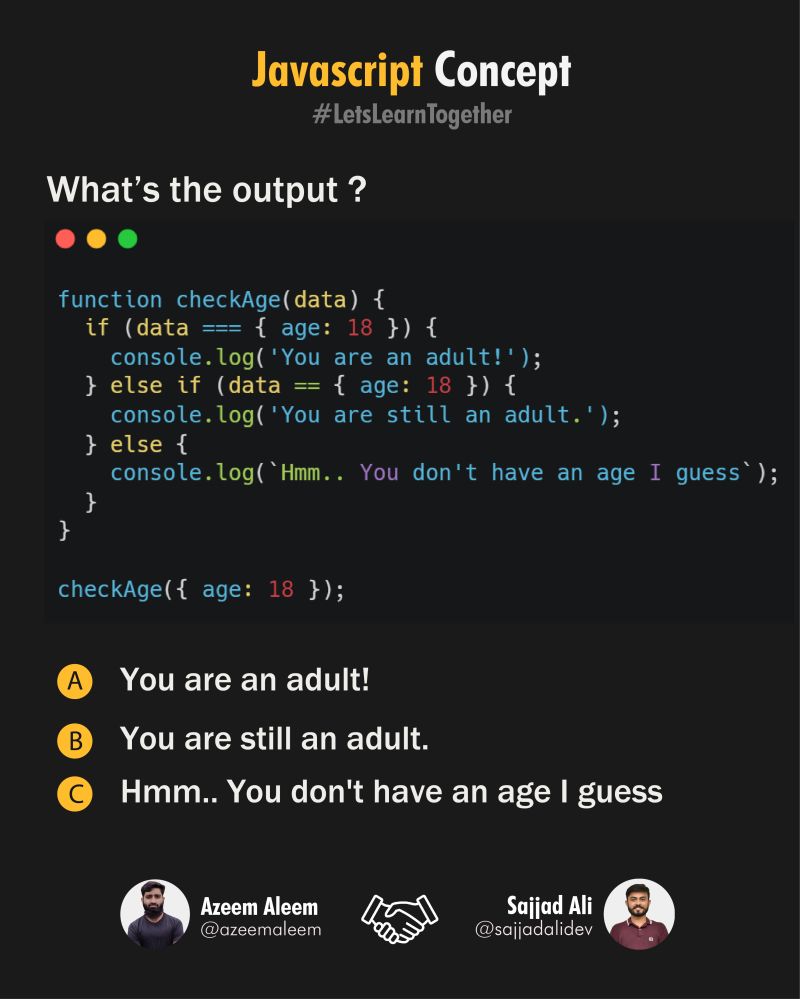 Sajjad Ali on LinkedIn: #javascript #javascriptdeveloper # ... Sajjad Ali on LinkedIn: #javascript #javascriptdeveloper # ...