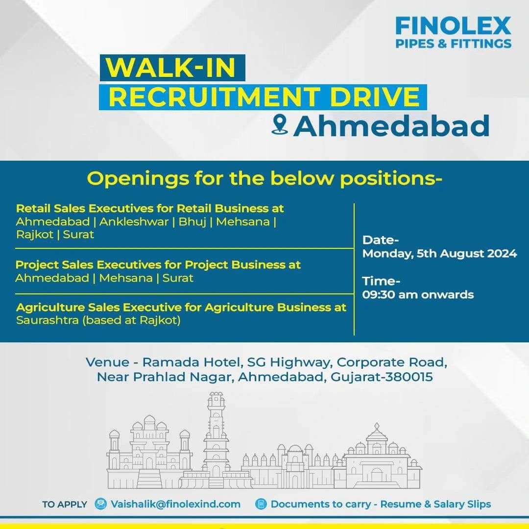 VISHWAJEET HARUGADE on LinkedIn: Chance to Join Finolex Pipes and ... VISHWAJEET HARUGADE on LinkedIn: Chance to Join Finolex Pipes and ...