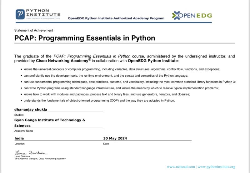 Dhananjay Shukla on LinkedIn: #python #programming #coding # ... Dhananjay Shukla on LinkedIn: #python #programming #coding # ...
