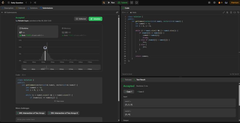 Rishabh Gupta on LinkedIn: Day 9 of LeetCode Question: - 2540. Minimum ... Rishabh Gupta on LinkedIn: Day 9 of LeetCode Question: - 2540. Minimum ...