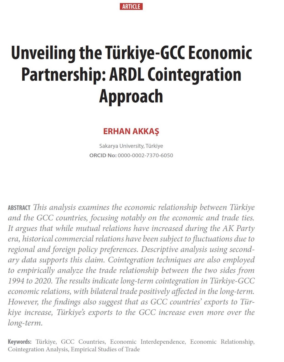 Erhan Akkaş on LinkedIn: Happy to share my recently published paper by ... Erhan Akkaş on LinkedIn: Happy to share my recently published paper by ...