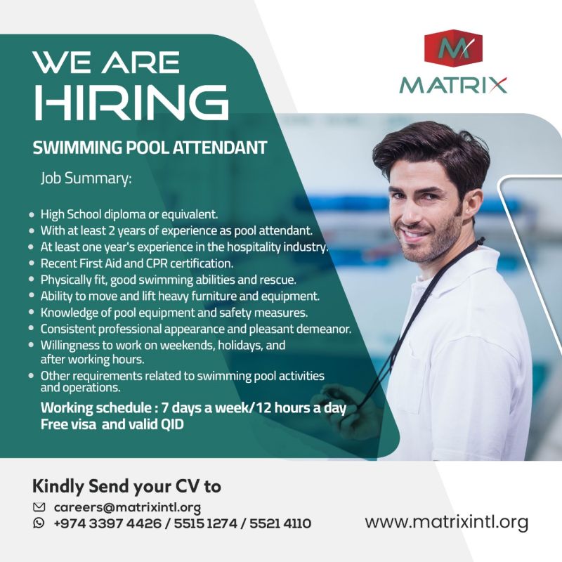 Amruth Deth on LinkedIn: 📩 Share CVs to amruth@matrixintl.org / 3397 ... Amruth Deth on LinkedIn: 📩 Share CVs to amruth@matrixintl.org / 3397 ...