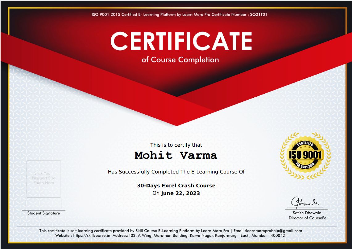 Mohit Varma on LinkedIn: #excelskills #exceltips #exceltraining # ... Mohit Varma on LinkedIn: #excelskills #exceltips #exceltraining # ...