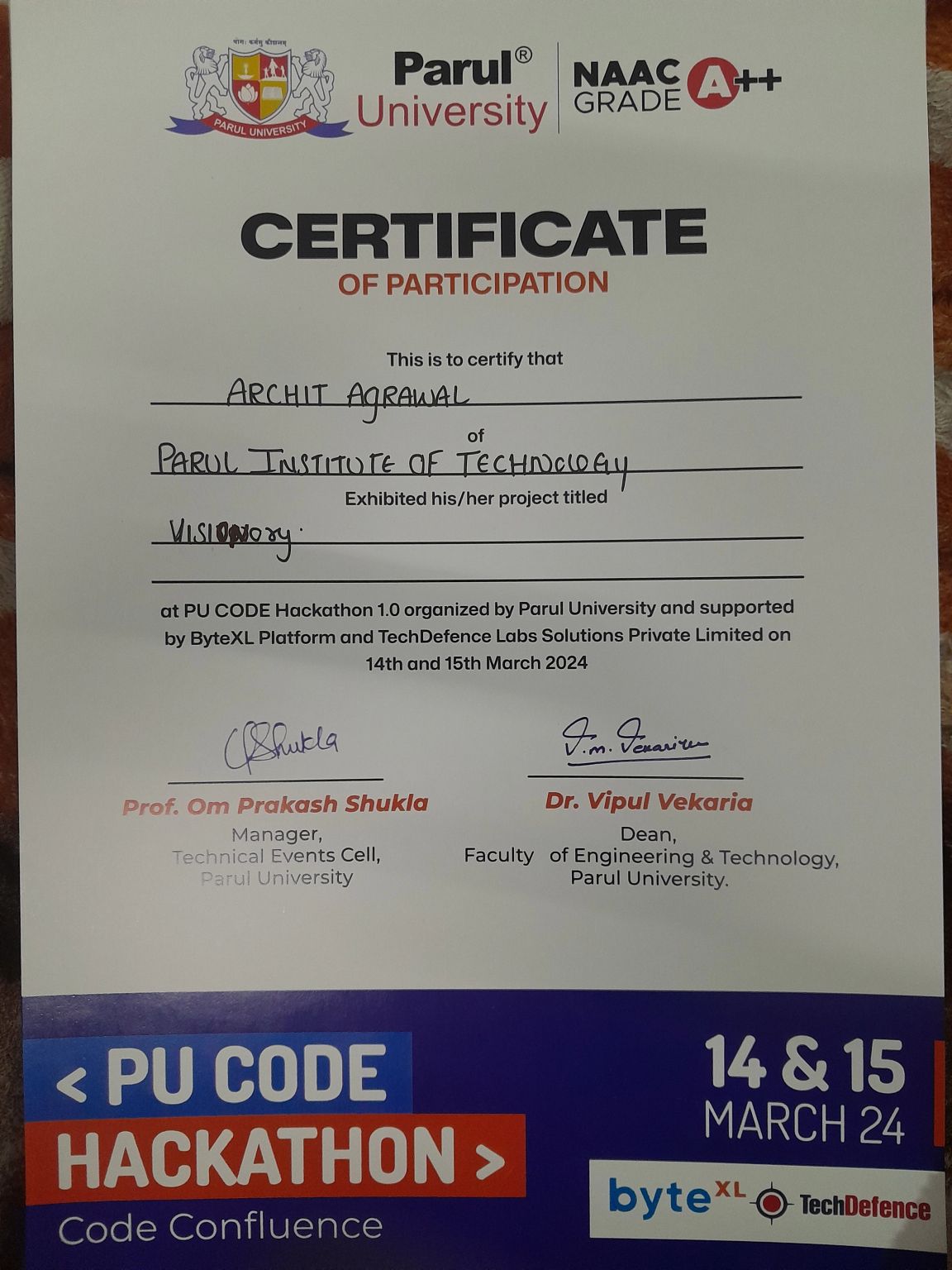 Archit Agrawal on LinkedIn: #hackathon #coding #innovation #teamwork # ... Archit Agrawal on LinkedIn: #hackathon #coding #innovation #teamwork # ...