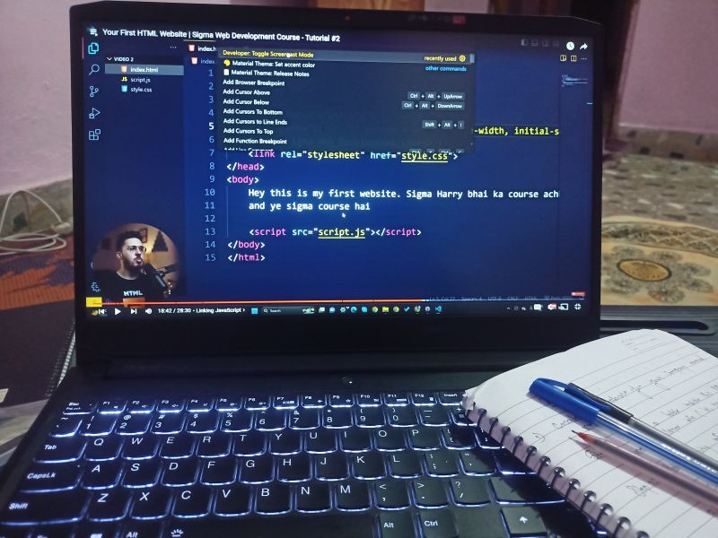 Pratham Nikhare on LinkedIn: Day-2 Web development journey. Pratham Nikhare on LinkedIn: Day-2 Web development journey.