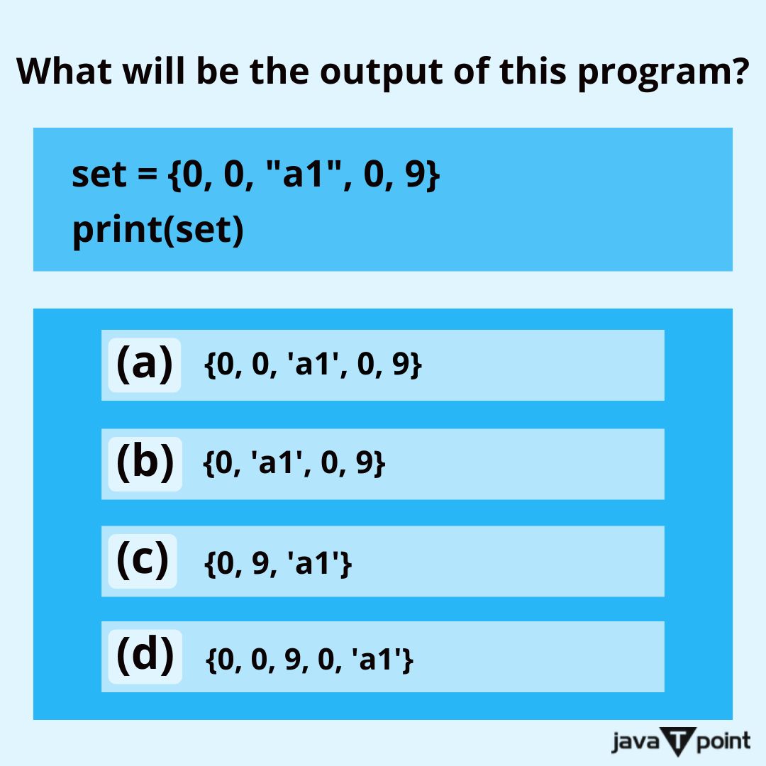 What will be the output of this program? Q. no 43 | Tpoint Tech posted ... What will be the output of this program? Q. no 43 | Tpoint Tech posted ...