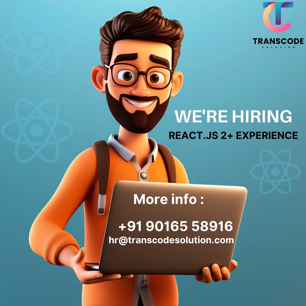 Transcode Solution on LinkedIn: #reactdeveloper #techopportunities # ... Transcode Solution on LinkedIn: #reactdeveloper #techopportunities # ...