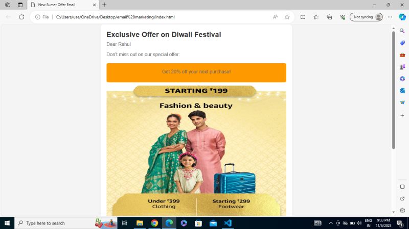 Sumer kumawat on LinkedIn: i made Promotional Emails. using HTML, CSS ... Sumer kumawat on LinkedIn: i made Promotional Emails. using HTML, CSS ...
