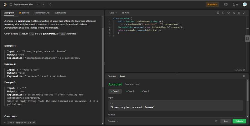 Akash Pradhan on LinkedIn: #codingchallenge #java #palindrome # ... Akash Pradhan on LinkedIn: #codingchallenge #java #palindrome # ...