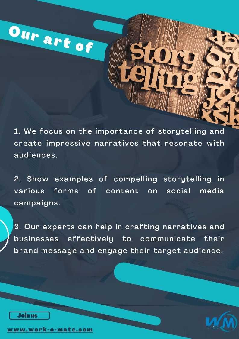 Work_o_ Mate on LinkedIn: #workomate #storytelling #storyteller # ... Work_o_ Mate on LinkedIn: #workomate #storytelling #storyteller # ...