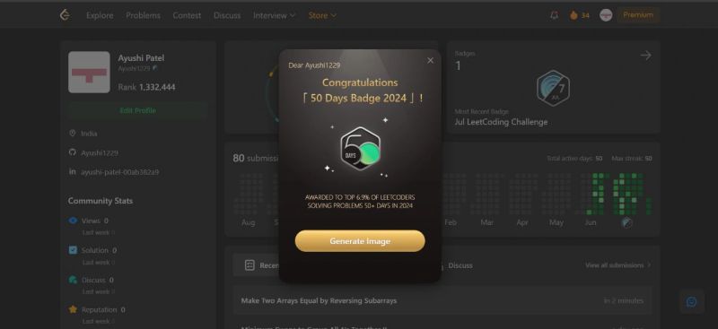 Ayushi Patel on LinkedIn: #leetcode #codingchallenge # ... Ayushi Patel on LinkedIn: #leetcode #codingchallenge # ...
