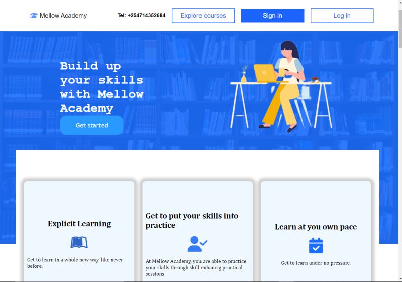 Meshack Locho on LinkedIn: Example of my very first web design project ... Meshack Locho on LinkedIn: Example of my very first web design project ...