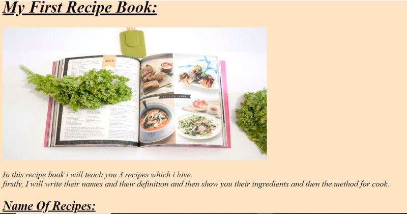 Esha Chohan on LinkedIn: I made this recipe book using html and css.... Esha Chohan on LinkedIn: I made this recipe book using html and css....