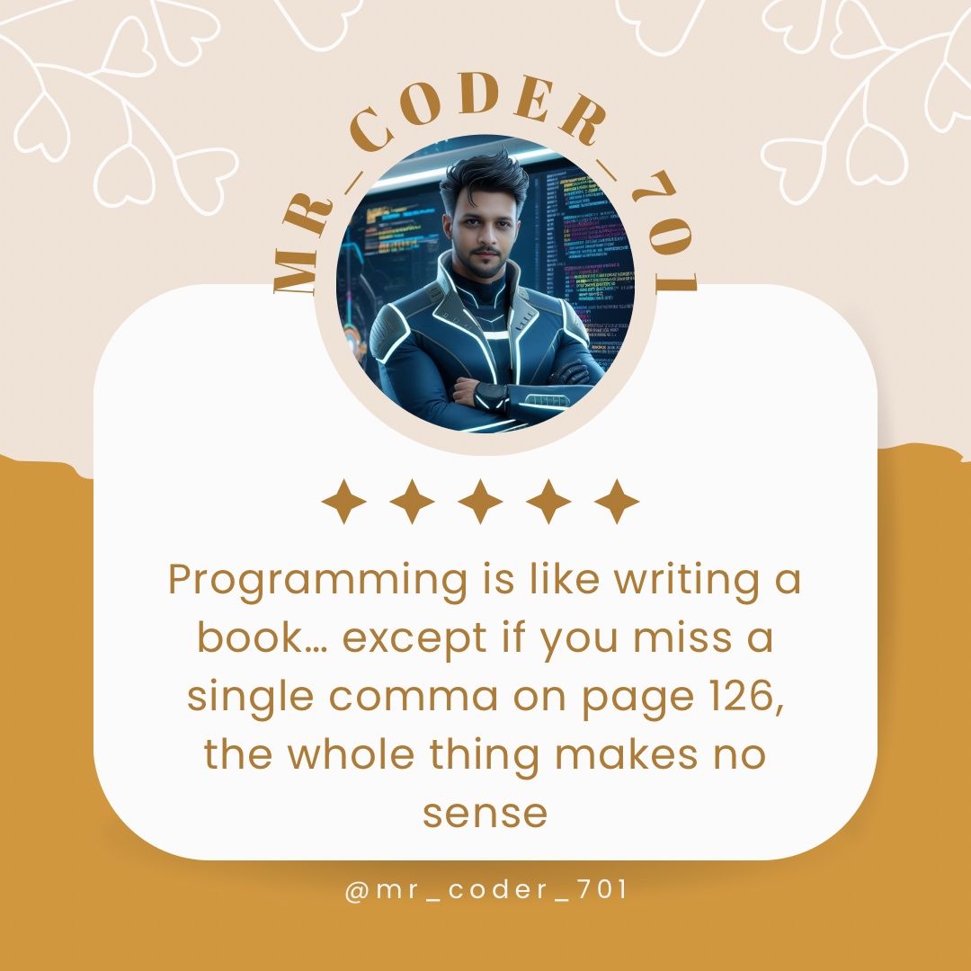 Gajanan Rajput on LinkedIn: #programming #quotes #coding #thursday Gajanan Rajput on LinkedIn: #programming #quotes #coding #thursday