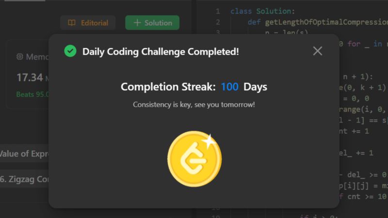 Bhoomi Kaushik on LinkedIn: #leetcode #100daysofcode #continuouslearning Bhoomi Kaushik on LinkedIn: #leetcode #100daysofcode #continuouslearning