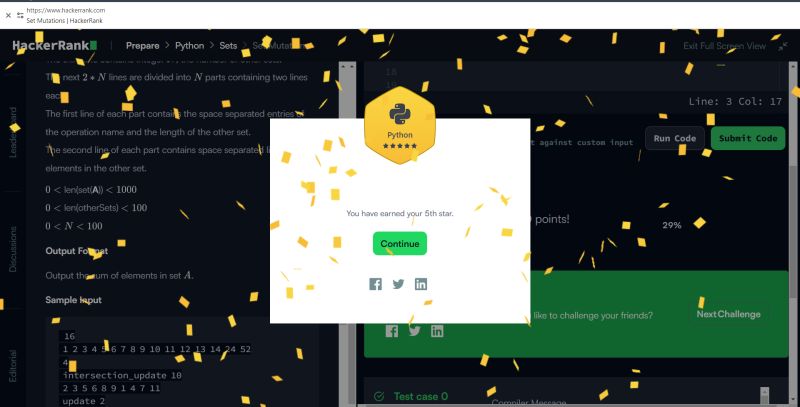 Sushma Vemula on LinkedIn: #python #codingjourney #hackerrank Sushma Vemula on LinkedIn: #python #codingjourney #hackerrank