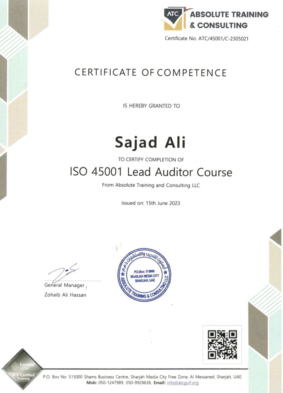 Sajad Ali on LinkedIn: I’m happy to share that I’ve obtained a new ... Sajad Ali on LinkedIn: I’m happy to share that I’ve obtained a new ...