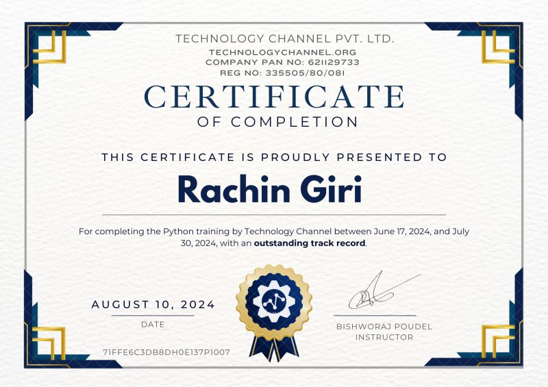 Rachin Giri on LinkedIn: #pythonprogramminglanguage #pythonprogramming ... Rachin Giri on LinkedIn: #pythonprogramminglanguage #pythonprogramming ...