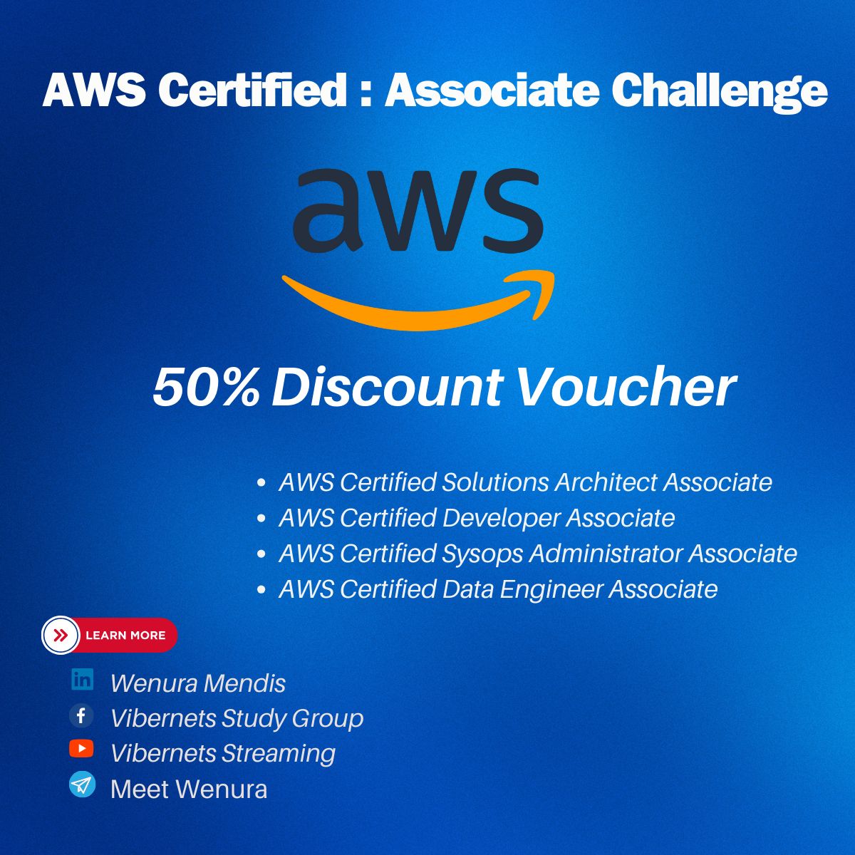 Wenura Mendis on LinkedIn: #aws #associate #cloud #examvoucher Wenura Mendis on LinkedIn: #aws #associate #cloud #examvoucher