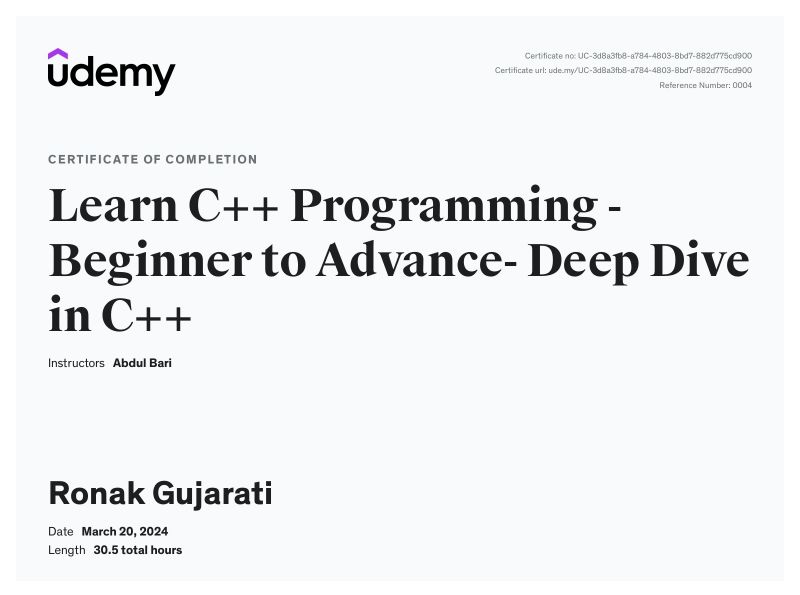 Ronak Gujarati on LinkedIn: #cplusplus #programmingjourney # ... Ronak Gujarati on LinkedIn: #cplusplus #programmingjourney # ...