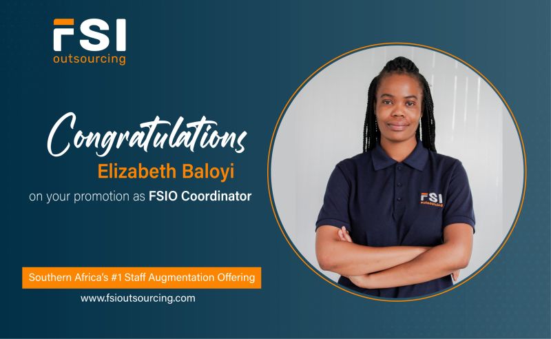 FSI Outsourcing on LinkedIn: Congratulations on your promotion, Elizabeth!! FSI Outsourcing on LinkedIn: Congratulations on your promotion, Elizabeth!!