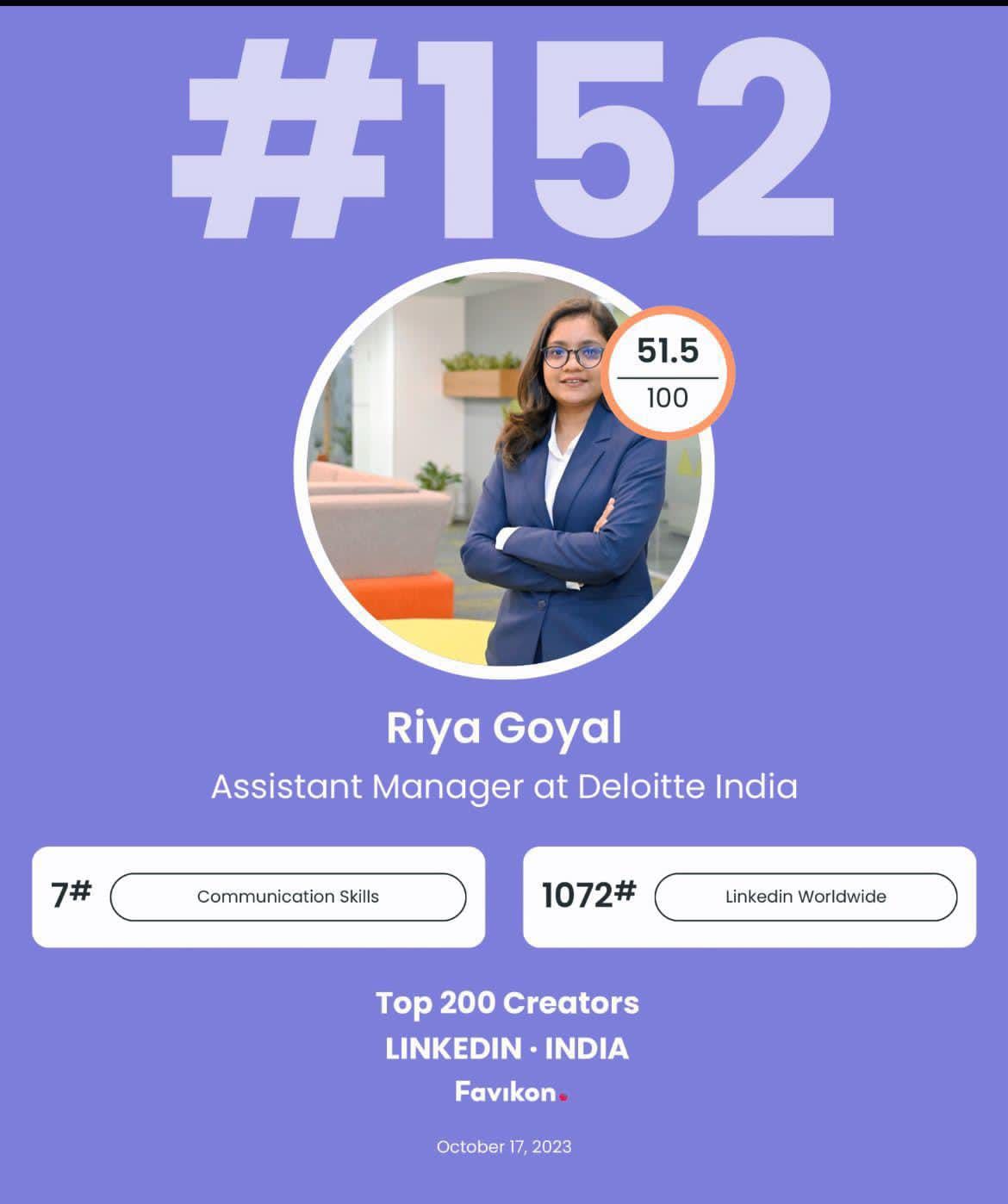 Riya Goyal on LinkedIn: Hello People! 🥹🫶🏻 I’m delighted to announce ... Riya Goyal on LinkedIn: Hello People! 🥹🫶🏻 I’m delighted to announce ...