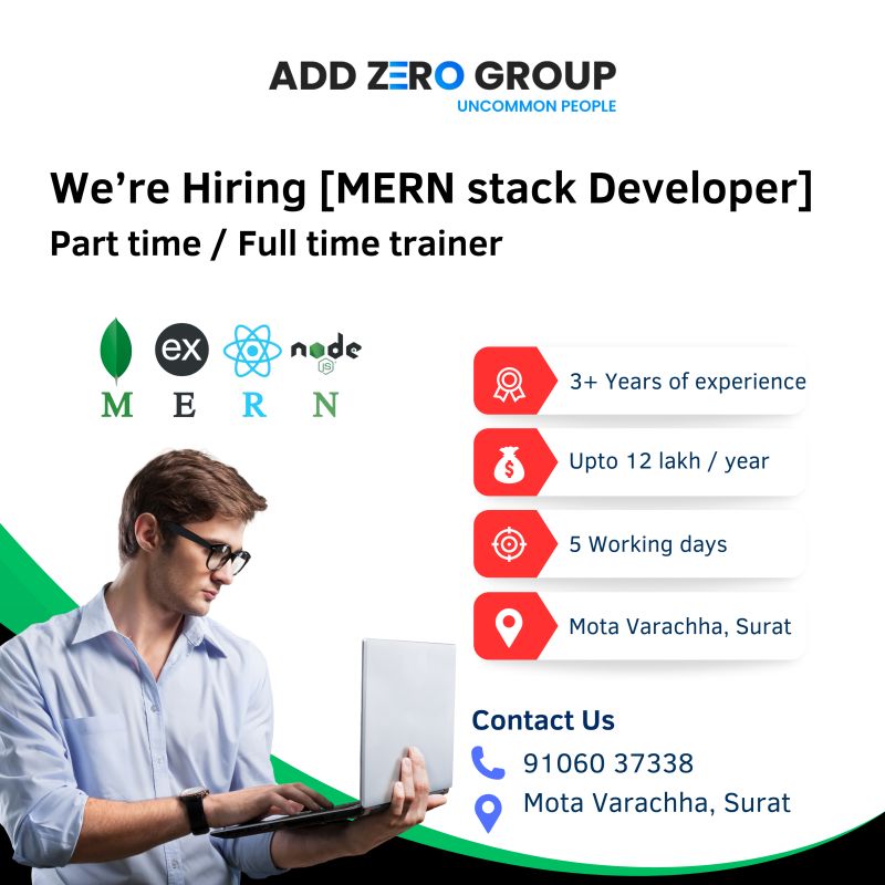 Add Zero Group on LinkedIn: #hiring #mern #fullstack #nodejs #reactjs # ... Add Zero Group on LinkedIn: #hiring #mern #fullstack #nodejs #reactjs # ...