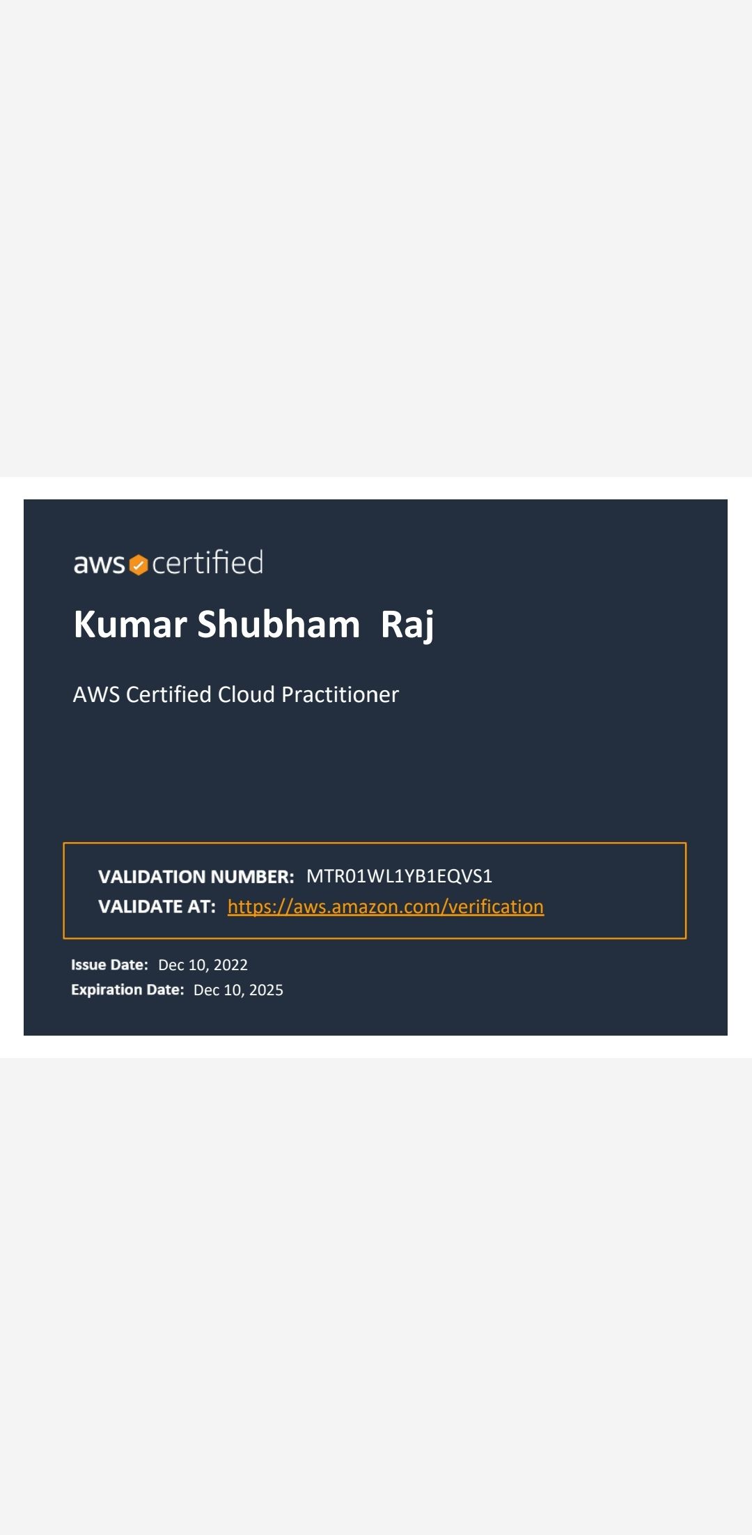 Kumar Shubham Raj on LinkedIn: #techmahindra #techm #cloudcertification ... Kumar Shubham Raj on LinkedIn: #techmahindra #techm #cloudcertification ...