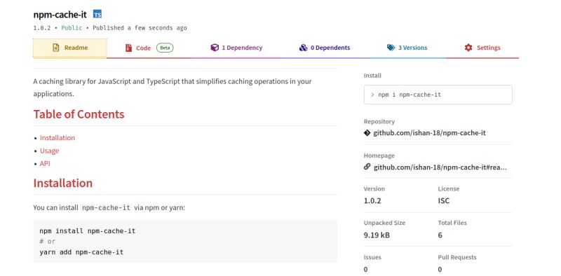 Ishan Gawali on LinkedIn: #npm #javascript #typescript #caching # ... Ishan Gawali on LinkedIn: #npm #javascript #typescript #caching # ...
