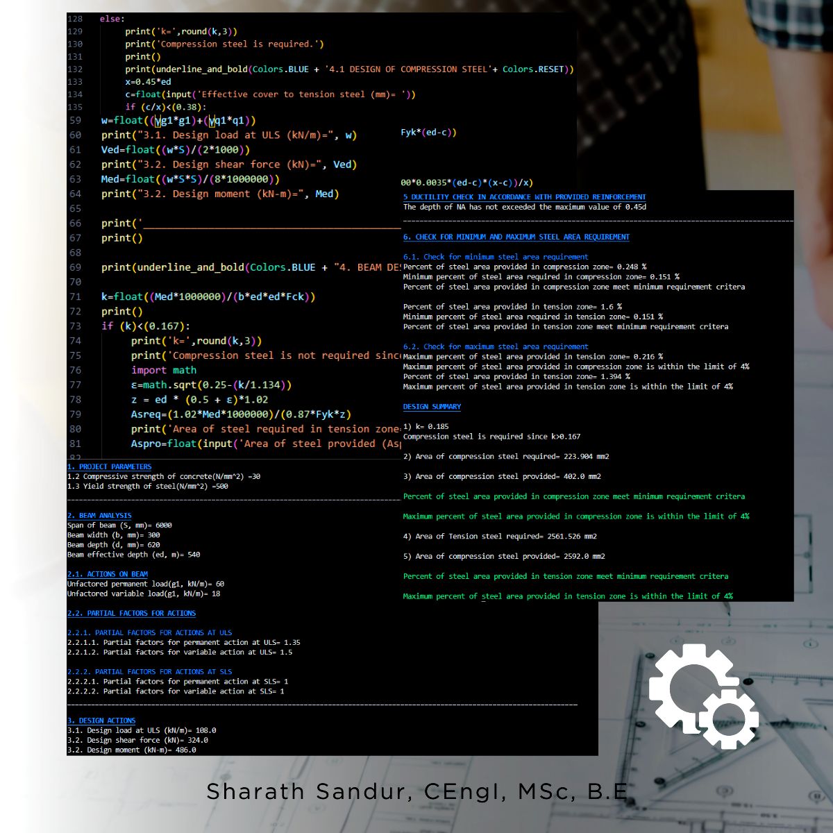 Introducing Python-coded steel reinforcement tool | Sharath Sandur ... Introducing Python-coded steel reinforcement tool | Sharath Sandur ...