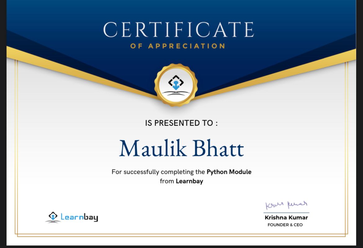 Maulik Bhatt on LinkedIn: #python #connections #datascience #learnbay # ... Maulik Bhatt on LinkedIn: #python #connections #datascience #learnbay # ...
