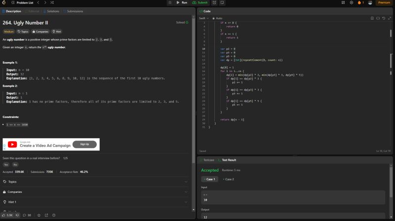 How Swift solved Ugly Number II problem | Gaurav Paul posted on the ... How Swift solved Ugly Number II problem | Gaurav Paul posted on the ...