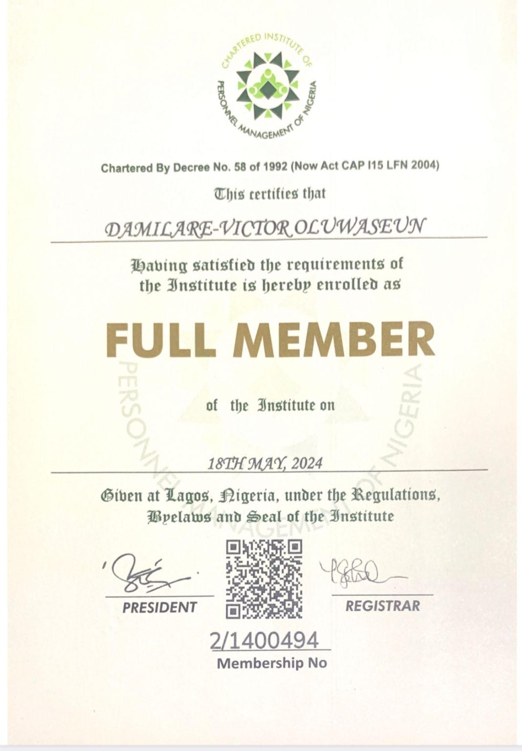 Seun Damilare-Victor MBA, MCIPM, SHRM-CP, HRPL, CHRBP on LinkedIn: #hr ... Seun Damilare-Victor MBA, MCIPM, SHRM-CP, HRPL, CHRBP on LinkedIn: #hr ...