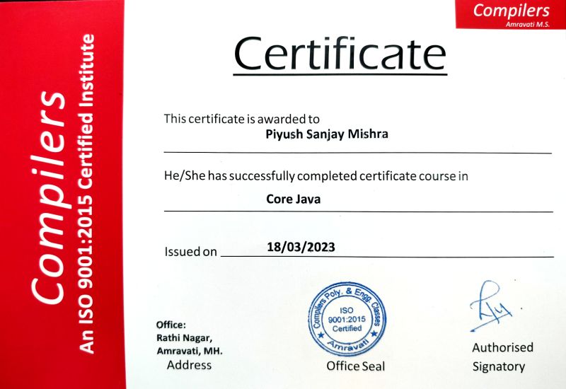 Piyush Mishra on LinkedIn: #javaprogramming #codingjourney #newskills # ... Piyush Mishra on LinkedIn: #javaprogramming #codingjourney #newskills # ...