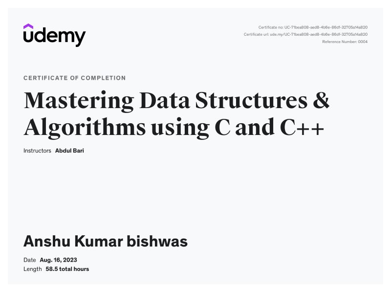 Anshu Kumar Bishwas on LinkedIn: #learningjourney #dsa #problemsolving ... Anshu Kumar Bishwas on LinkedIn: #learningjourney #dsa #problemsolving ...